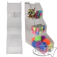 Redemption Plus - Three Tiered Acrylic Display Bin